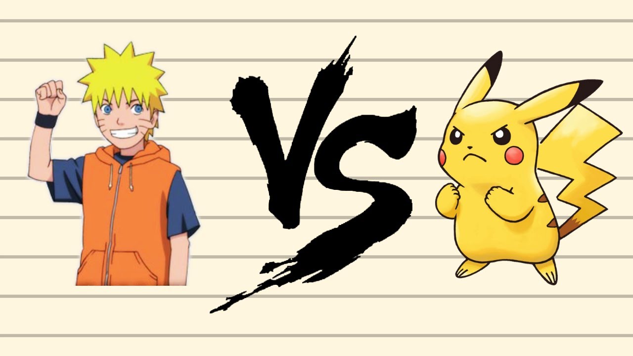 Pikachu vs Naruto - YouTube