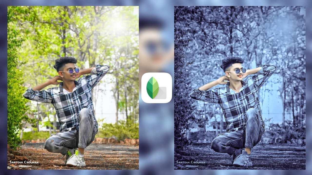 Background Blur with Dark Photo Editing Tricks in Snapseed🔥- Just 3 ...