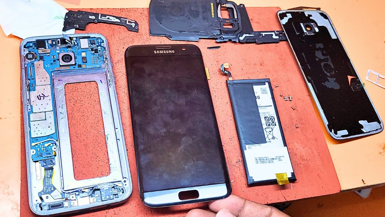 How i Restore Samsung Galaxy S7 EDGE Cracked...! Broken Phone Repair ...