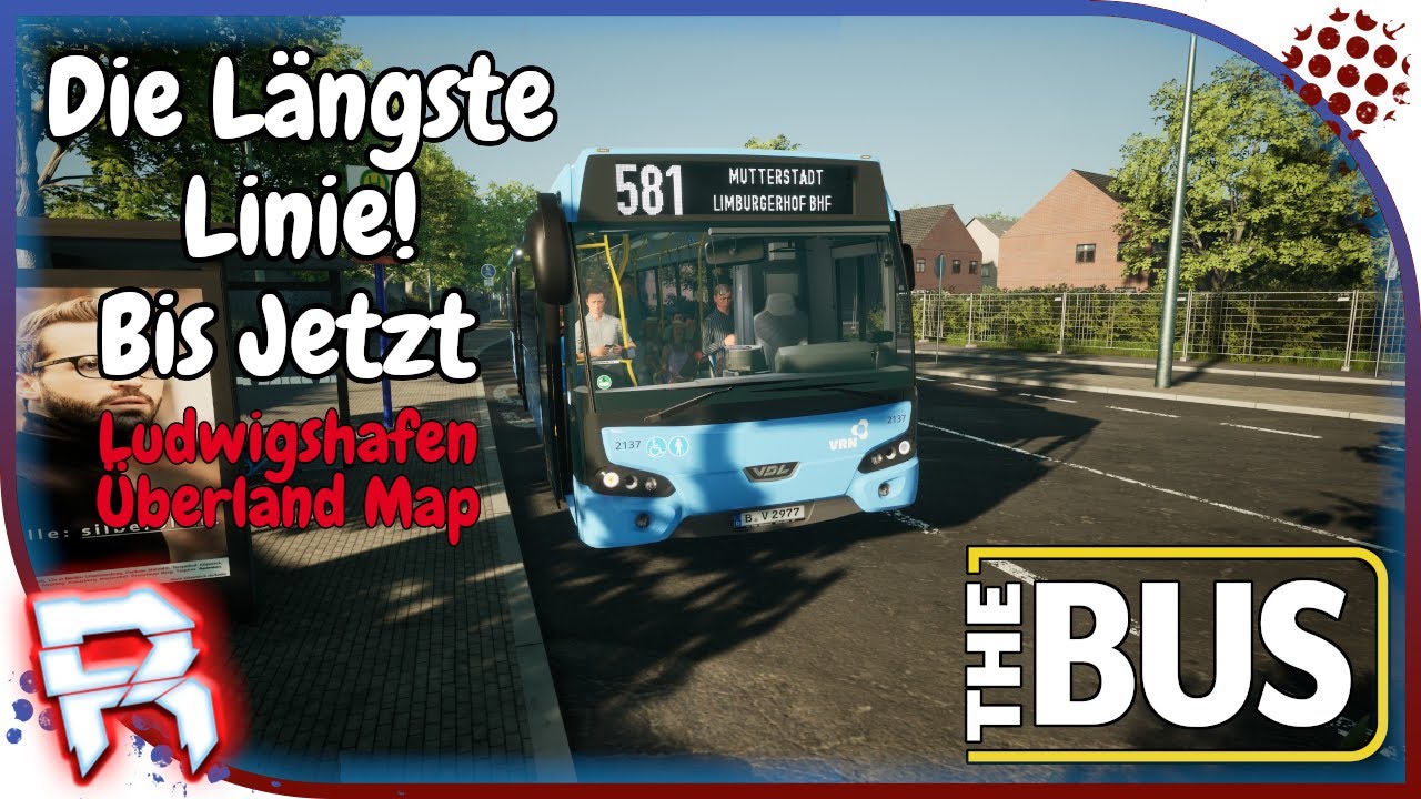 🚌The Bus🚌 #017 Ludwigshafen Überland Map / Linie 581 / Luswigshfen ...