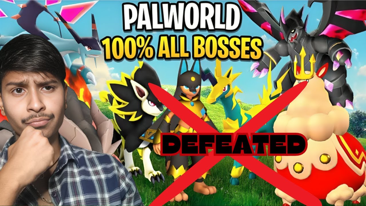 I DEFEATED EVERY *ALPHA PAL* AND *TOWER BOSSES* IN PALWORLD DAY #37 ...