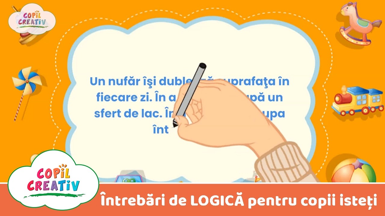 #9- Întrebări de LOGICĂ pentru copii isteți | Copil Creativ - YouTube