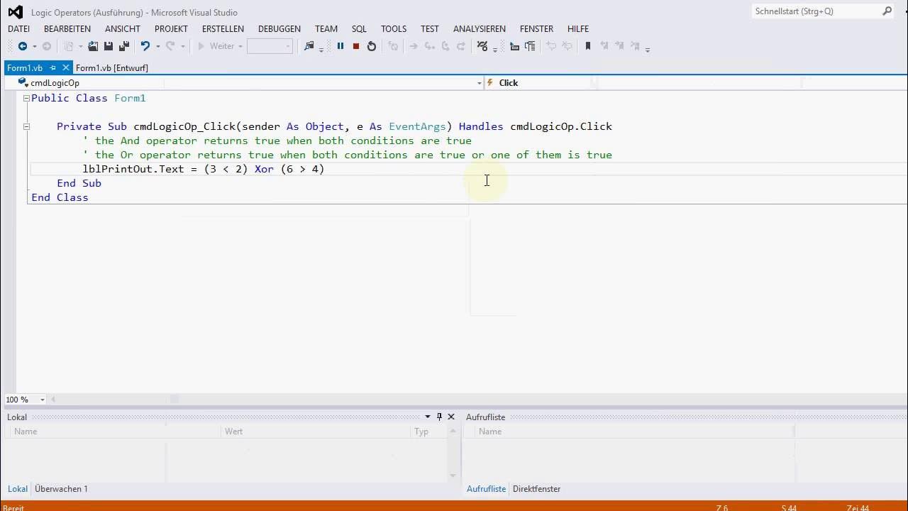 VB: Logical Operators - YouTube