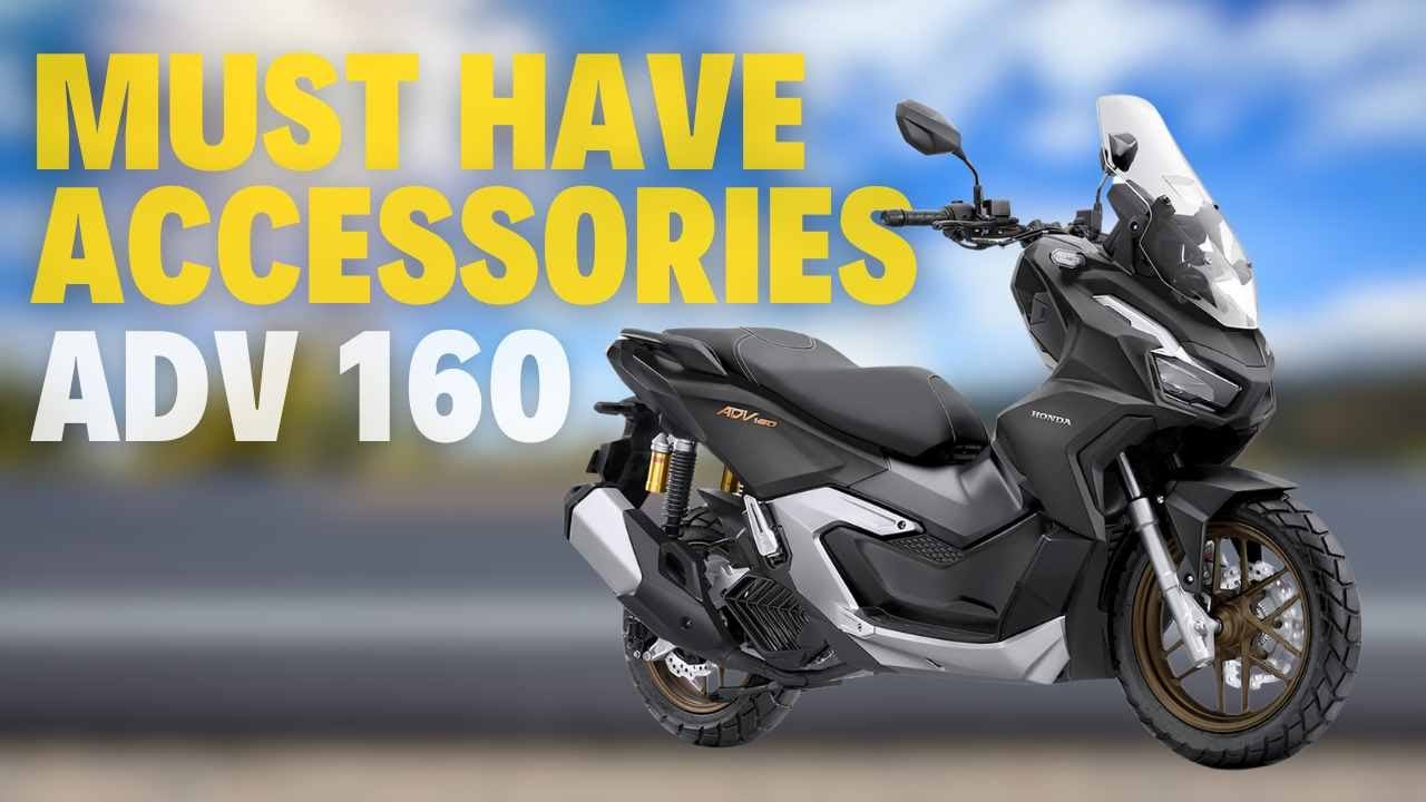3 ESSENTIAL ACCESSORIES YOUR HONDA ADV 160 NEEDS | MOTOURCYCLE - YouTube
