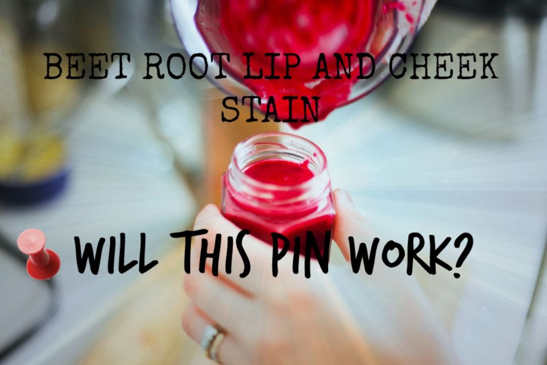DIY lip stain+cheek stain out of beets!|Pintertest #6 - YouTube