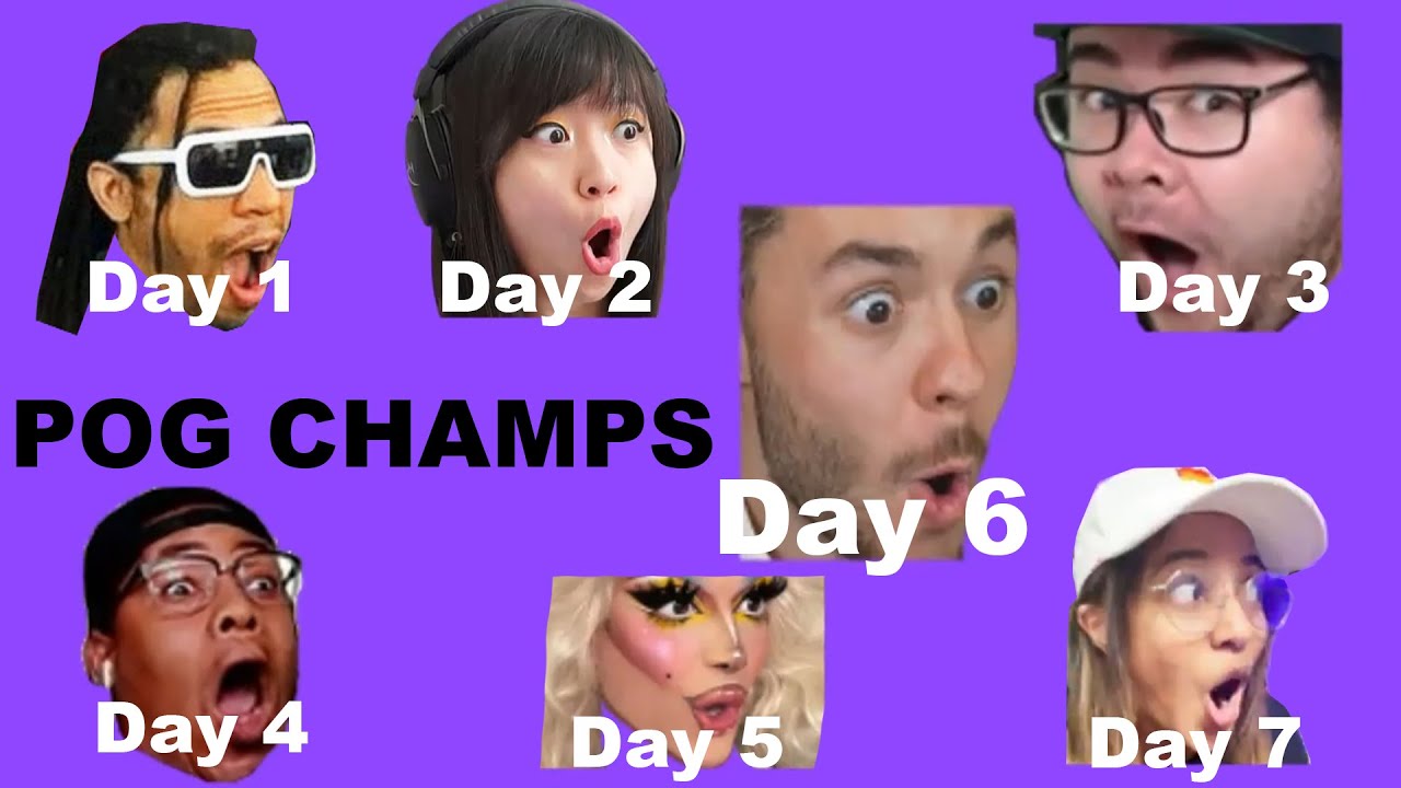 All daily Twitch PogChamps Emote Week 1 - YouTube