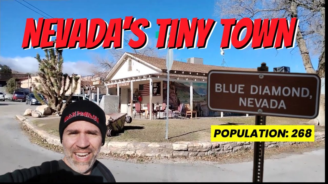 Hiking Through Blue Diamond, Nevada | Desert Town Walk & Tour! Red Rock ...