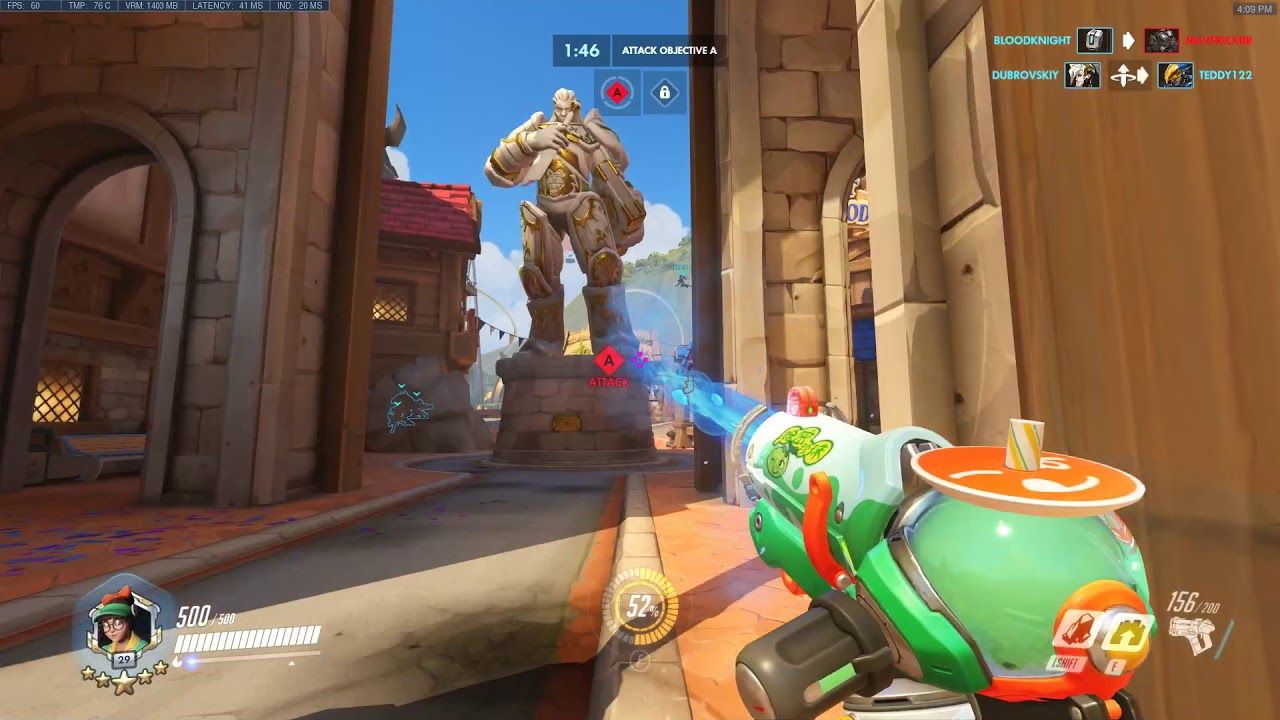 Overwatch:Ice Wall Coming Up Best Tactic Scene Gameplay Part3 - YouTube