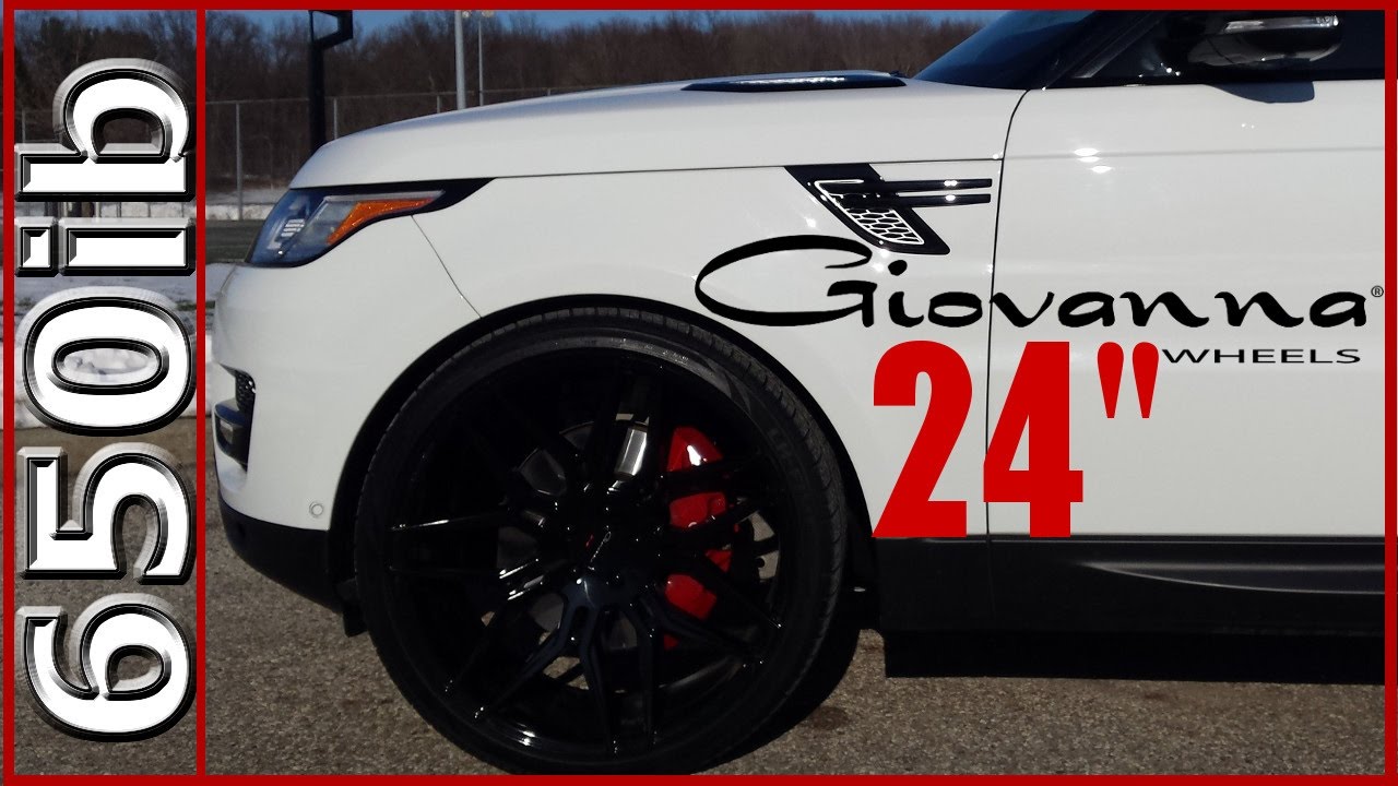 New Range Rover Sport Wheels! | Giovanna Bogota 24" - YouTube