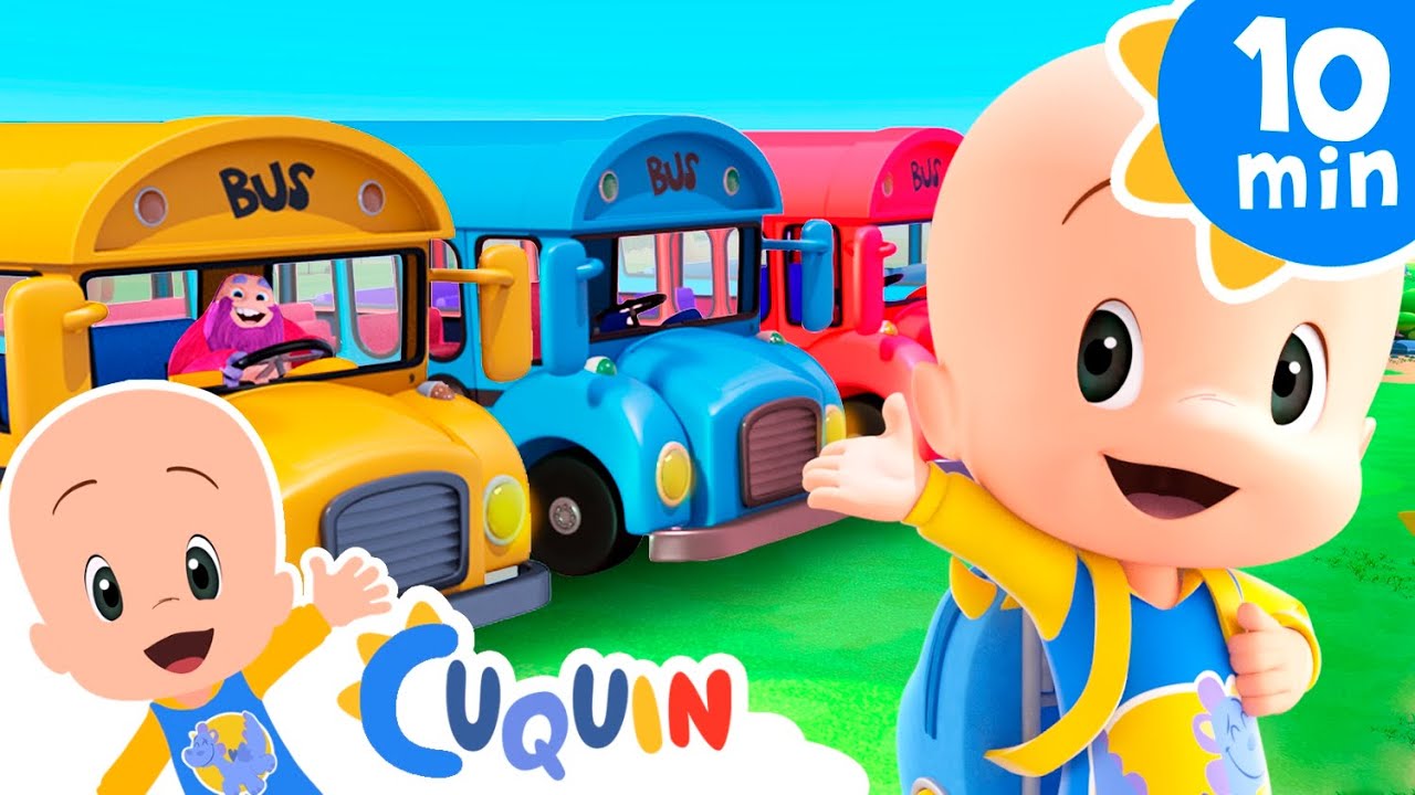 Las ruedas del bus colores | Canta con las letras (en minúsculas) - YouTube