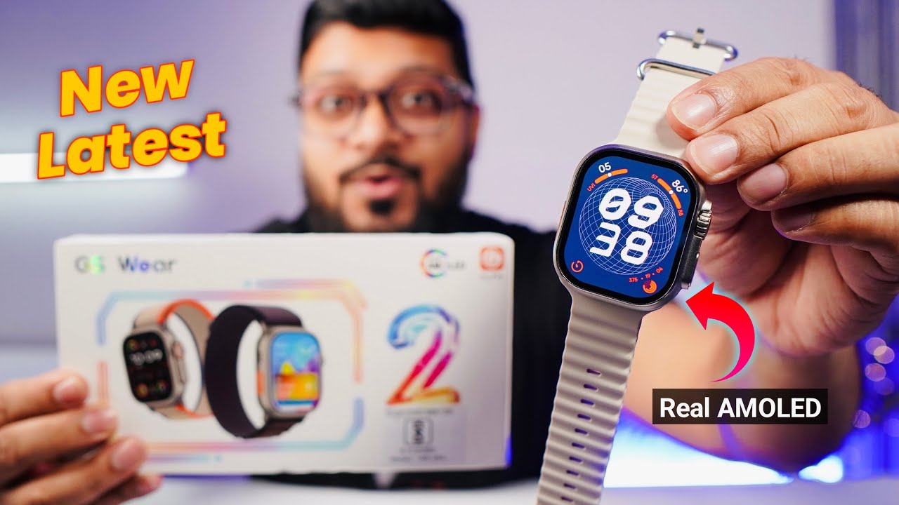 Latest GS Ultra 2 Watch Review || Amoled display , Smart Island , 4GB ...