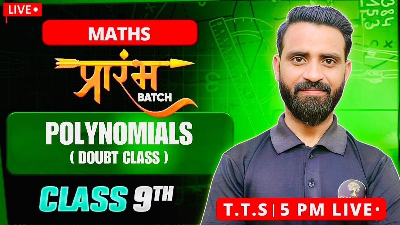 Chapter 2 || Polynomials || Doubt class || Class 9th || Maths || Ncert || Cbse - YouTube