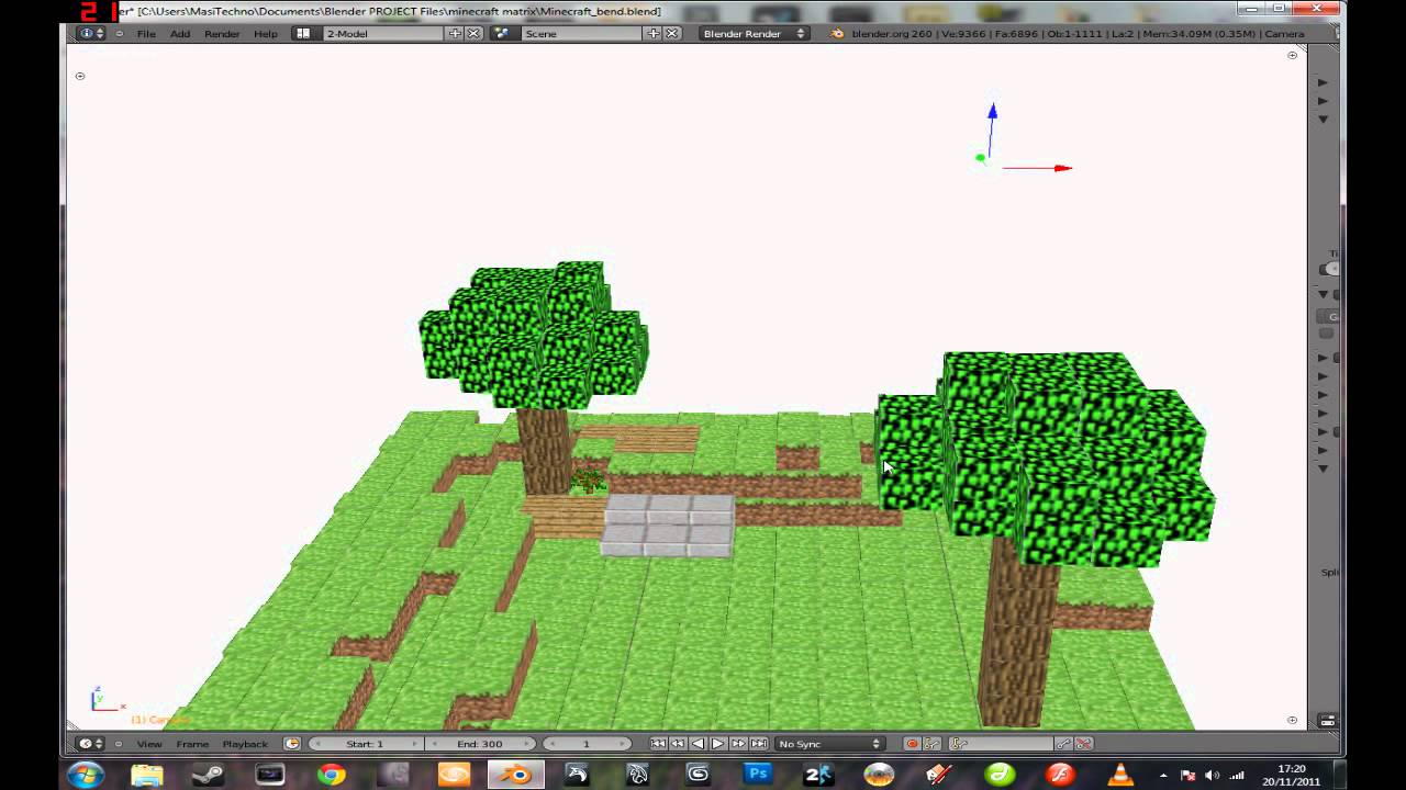 Minecraft Mini Animation - Matrix Jump - YouTube