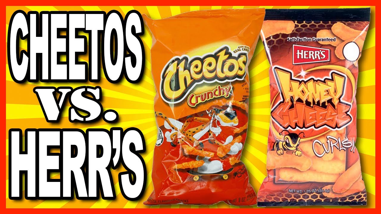Cheetos vs Herr's ★ Crunchy or Honey Cheese? - YouTube