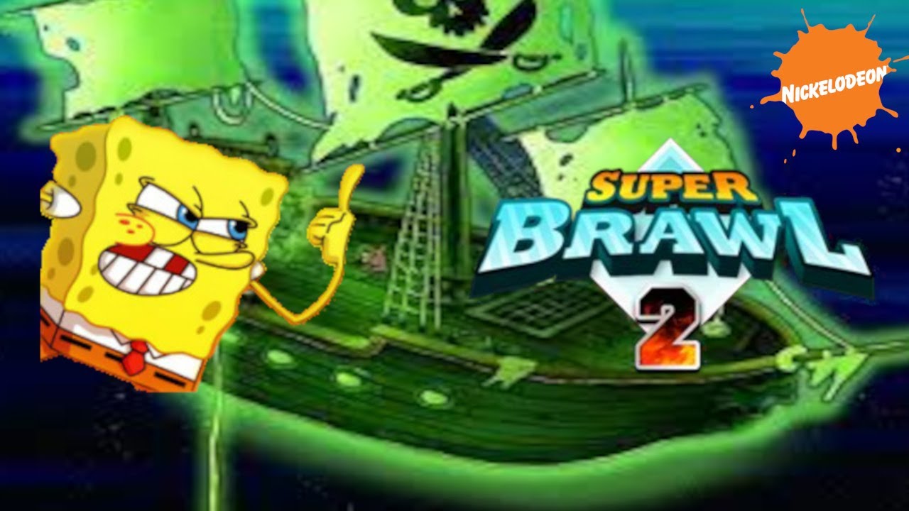 Super Brawl 2 (Nickelodeon) SpongeBob Survival Mode - Gameplay #1 - YouTube