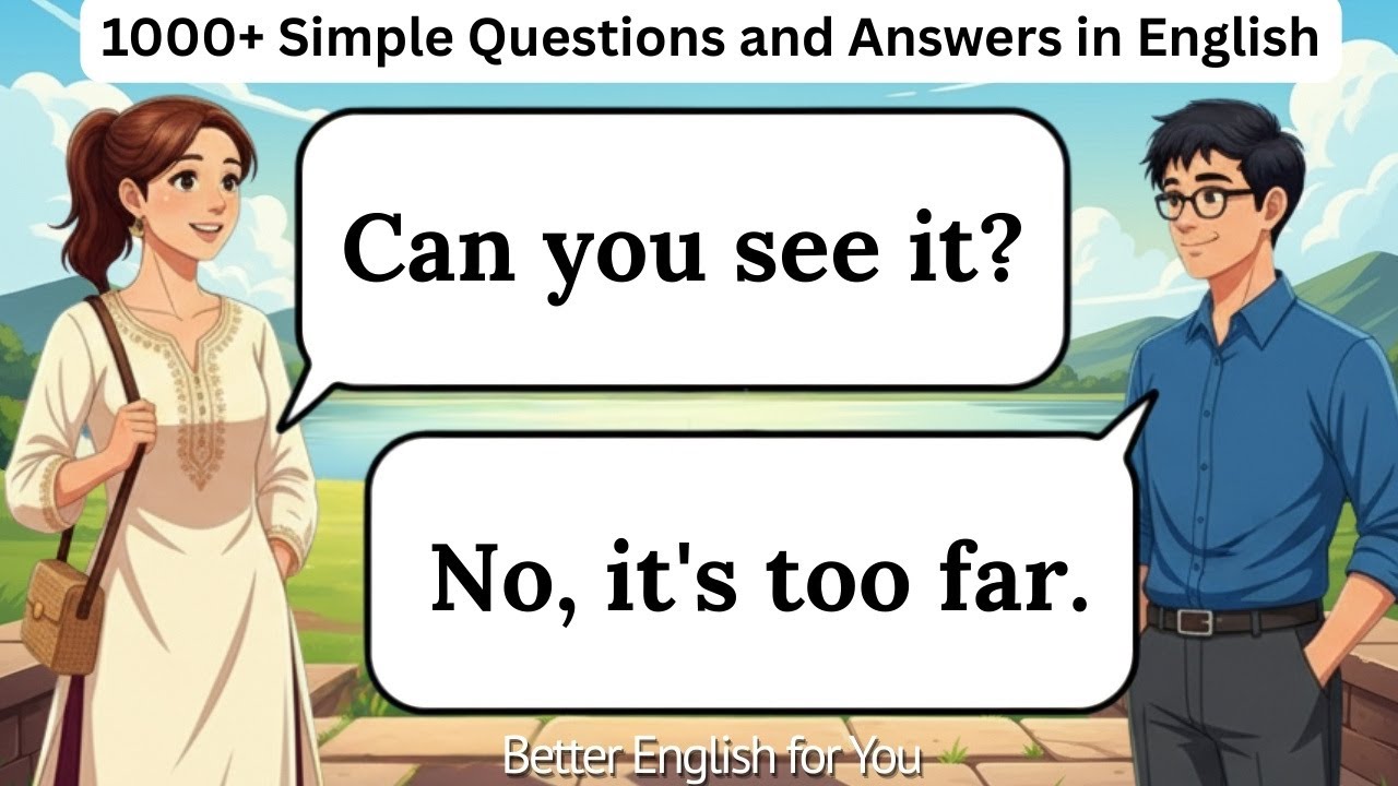 1000+ Simple Questions and Answers in English | Listening and Speaking ...
