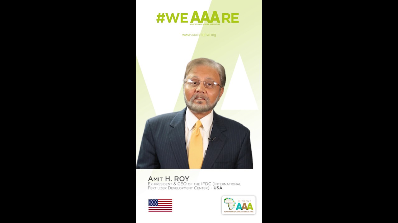 Amit H. ROY, ancien President Directeur Général IFDC, soutient l ...