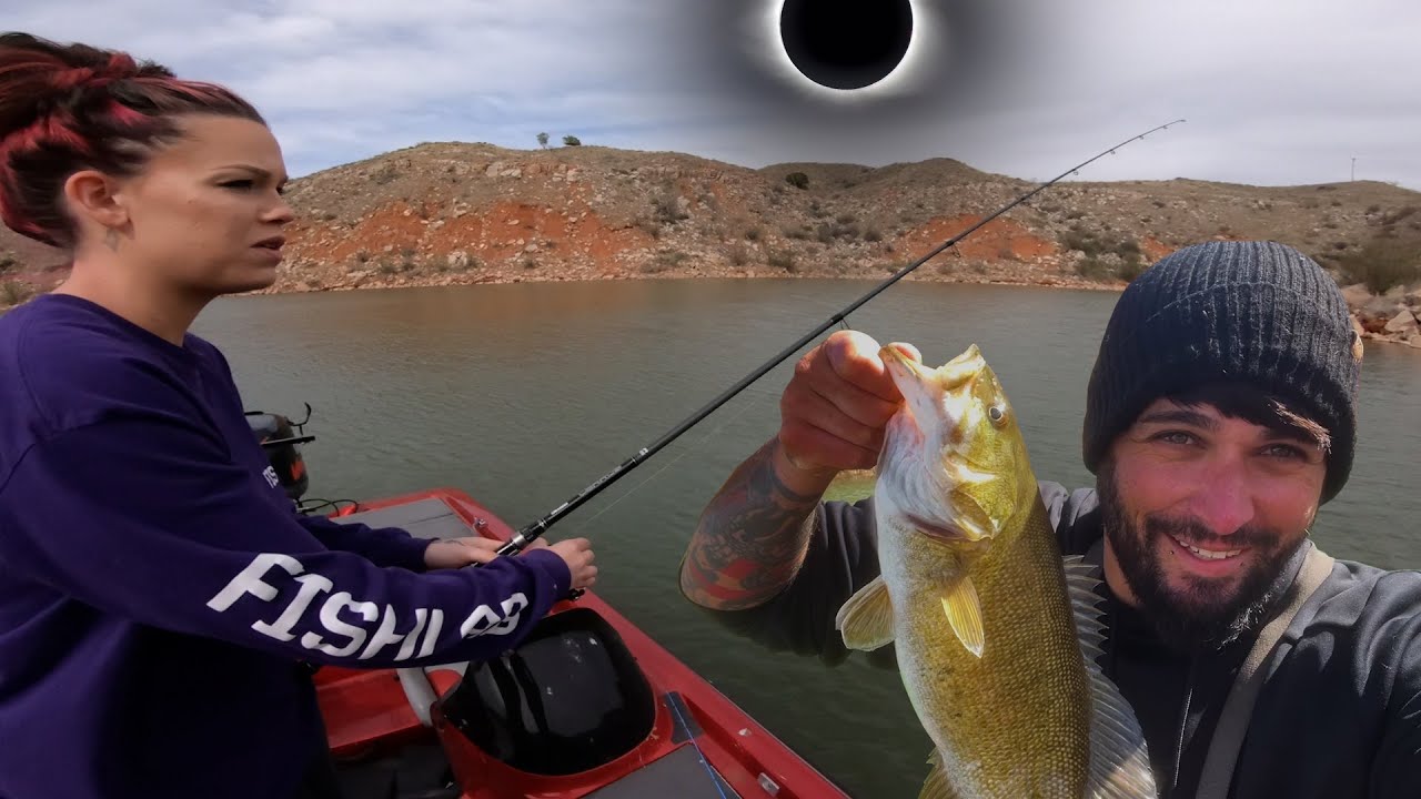 FISHING DURING A ECLIPSE - YouTube