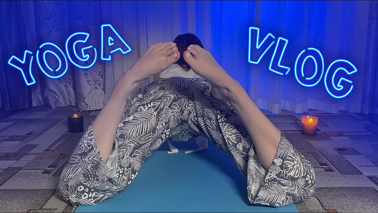 Sixth day, relaxing yoga and stretching | Yoga Vlog №6 - YouTube