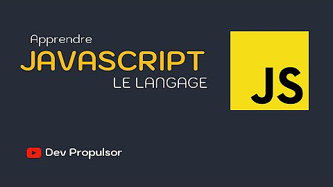 Apprendre JavaScript - Le langage - YouTube