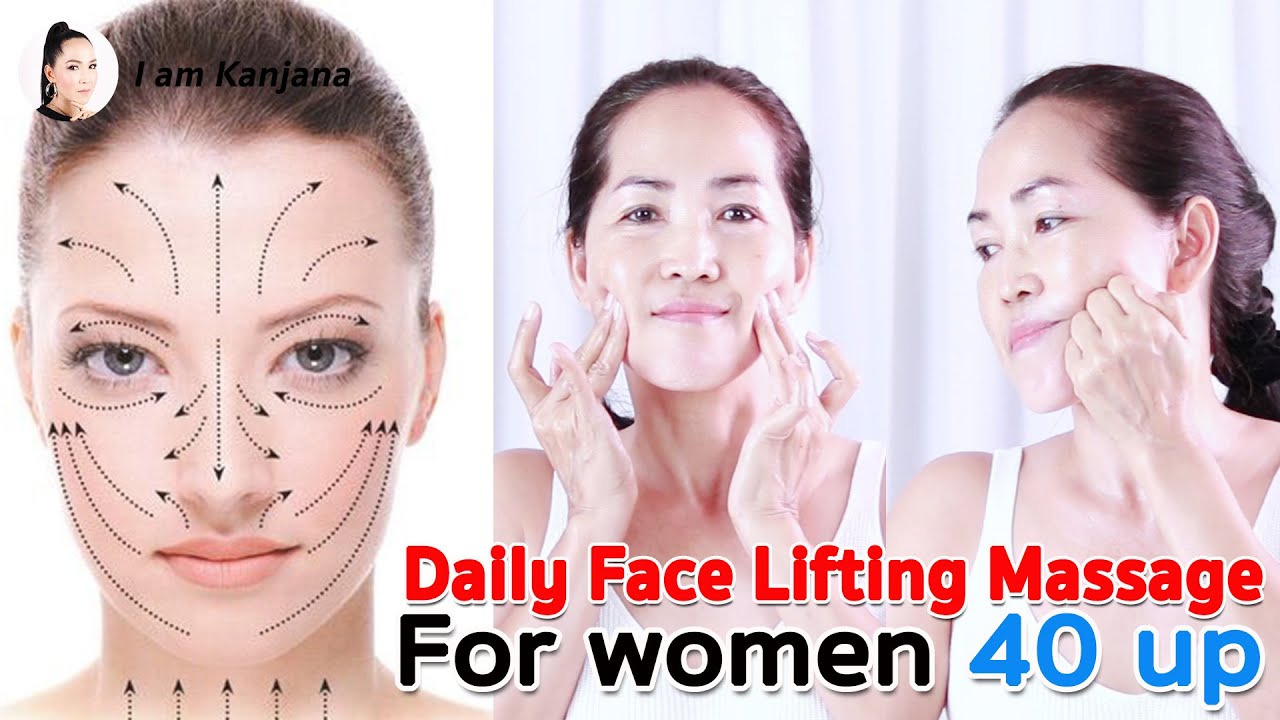 Daily Face Lifting Massage For Women 40 Up No Talking Facial Massage Youtube