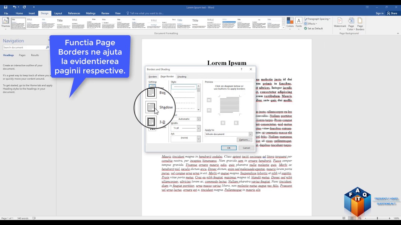 Cum introducem pagina de fundal ( Page Background ) ? - YouTube