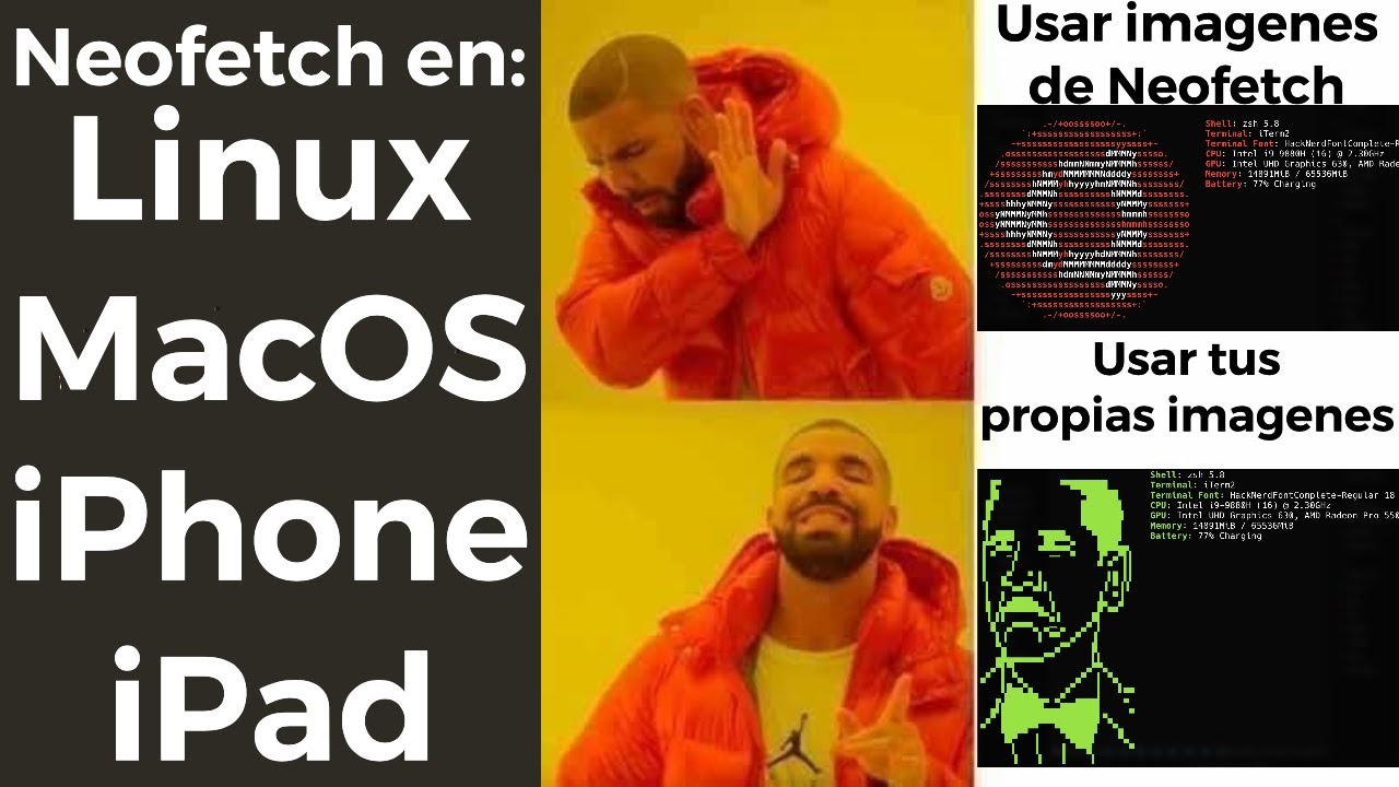 Personalizar Linux, Mac, iPhone y iPad con Neofetch en español | MC ...