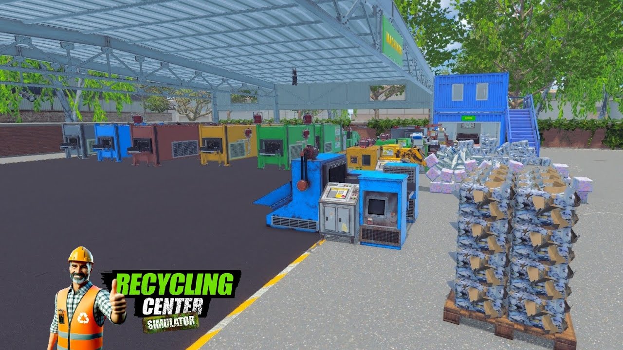 Expanding To Multi Tier Setups ~ Recycling Center Simulator - YouTube