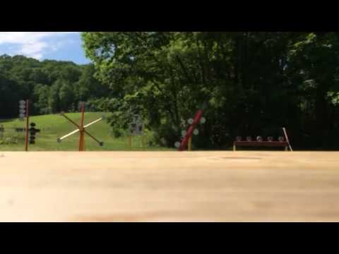 Shooting action targets at triangle - YouTube