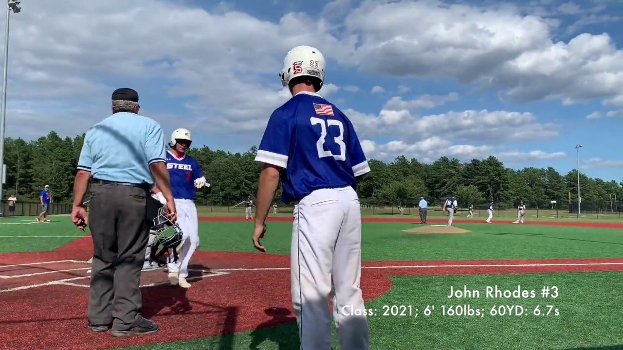 John H. Rhodes Choate 2021: Summer 2019 Club Baseball Highlights - YouTube