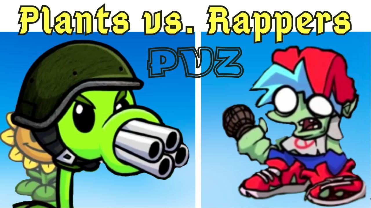 Friday Night Funkin' Vs Plants vs. Rappers FULL WEEK FNF PVZ Mod ...