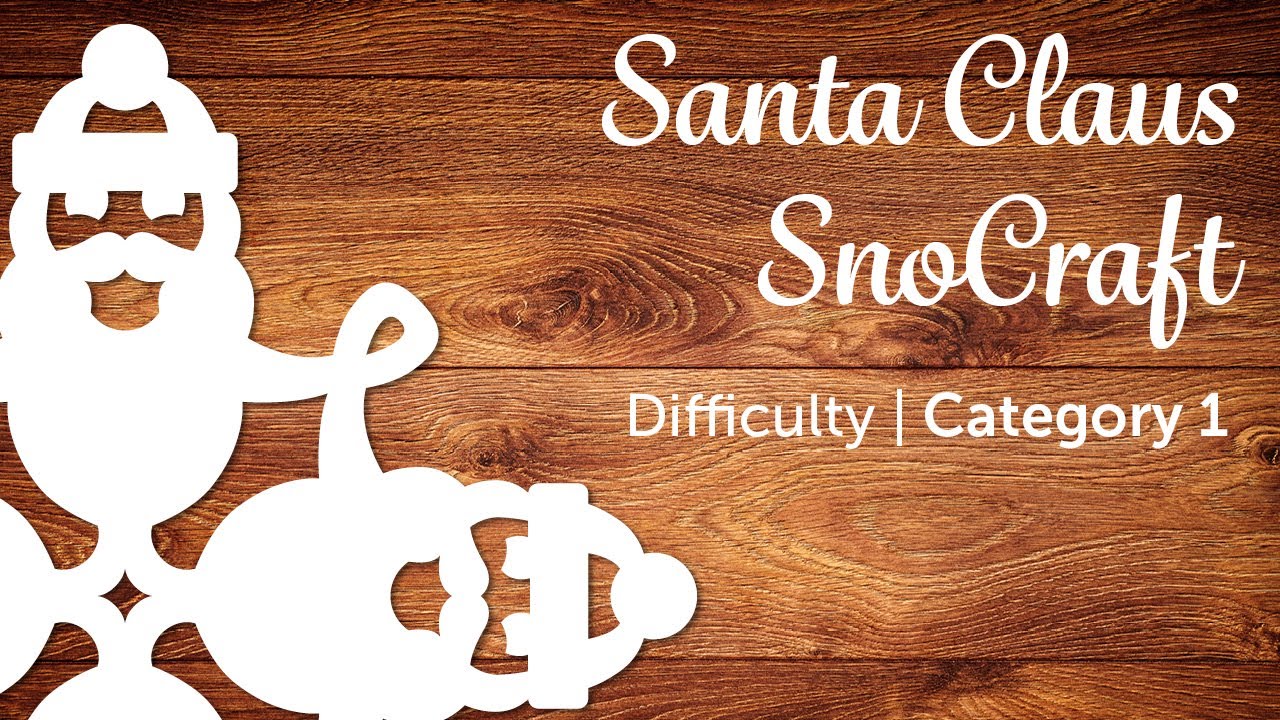 Learn how to make Paper Snowflakes - Santa Claus - SnoCraft Tutorial ...