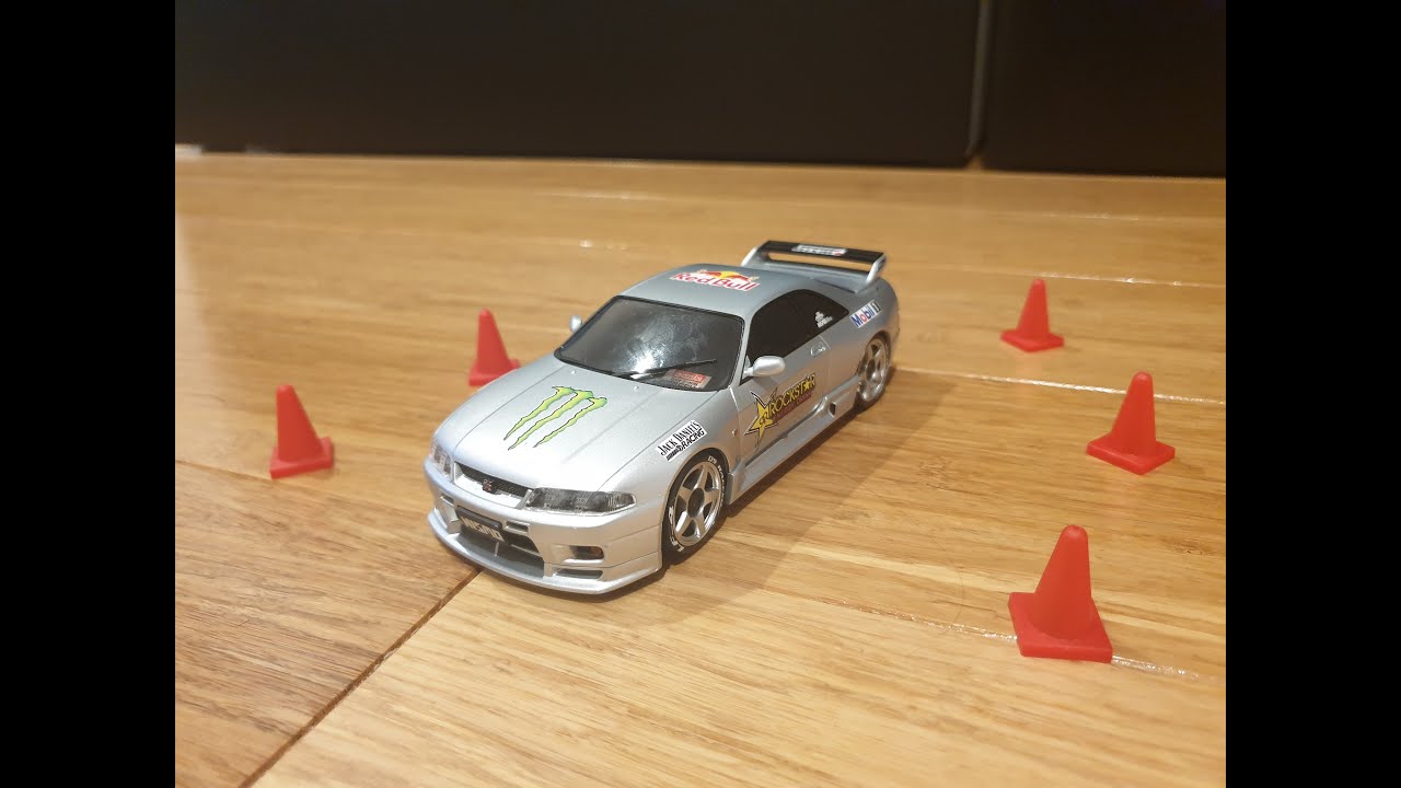 First Drift With New DS Racing LF4 Tyres - Kyosho Mini-Z MA-020 - YouTube