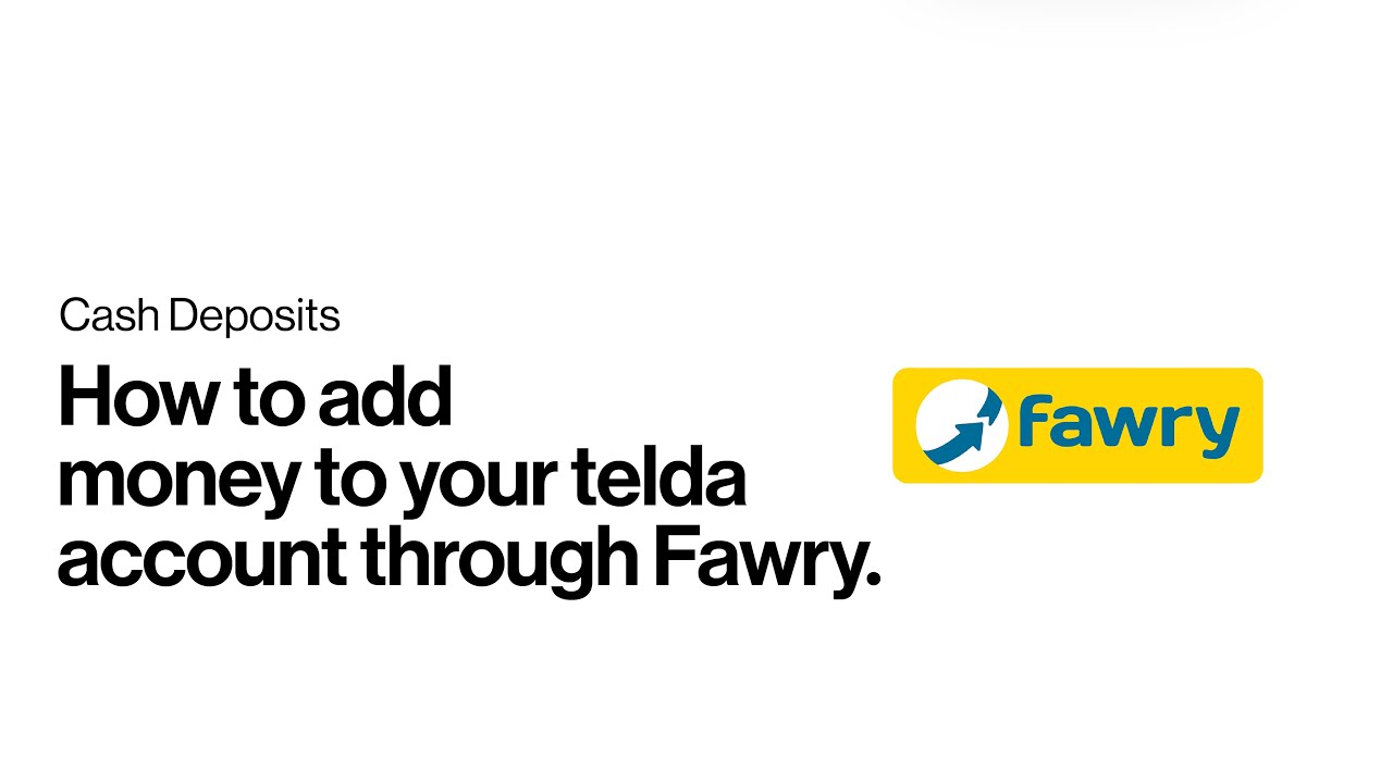 How to add money in Telda through Fawry | #TeldaMap - YouTube
