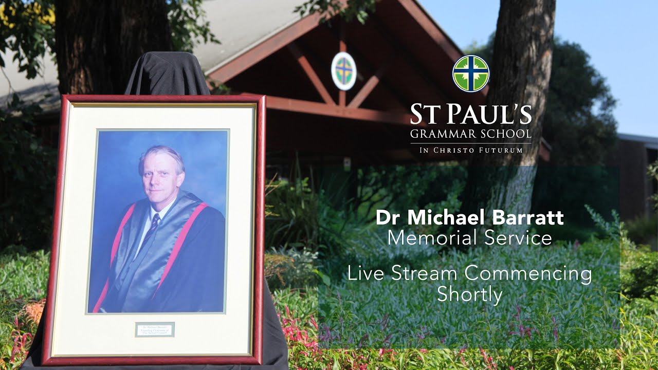 Dr. Michael Barrett Memorial Service - YouTube