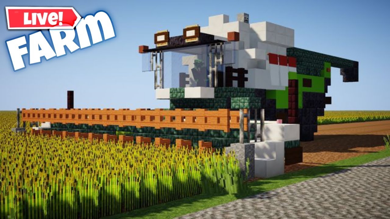 Minecraft Build Weat Farm In Survivsl World - YouTube