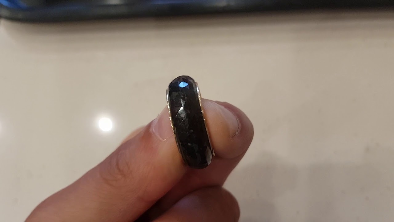 Pohang Carbonado black Diamond ring 포항 다이아몬드 반지 Porcarbonado 뽀르까보나도 ...