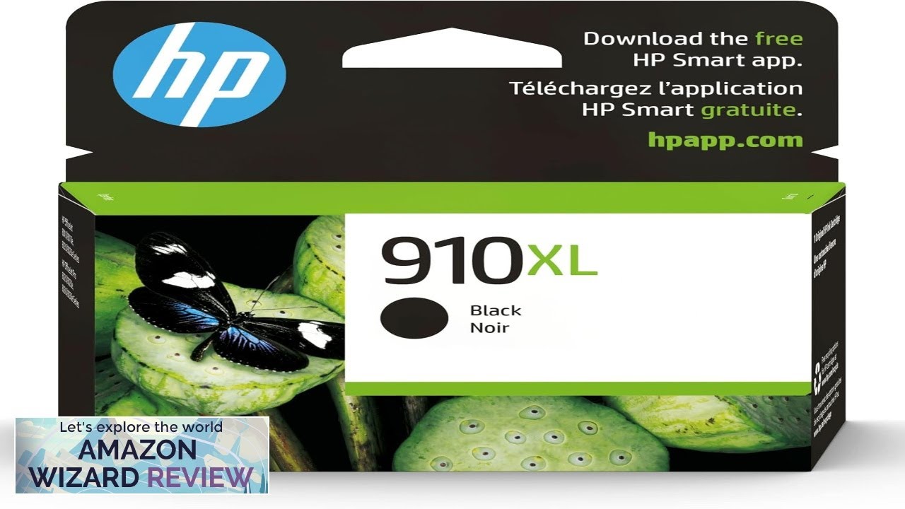 HP 910XL Black High-yield Ink Cartridge Works with HP OfficeJet 8010 ...