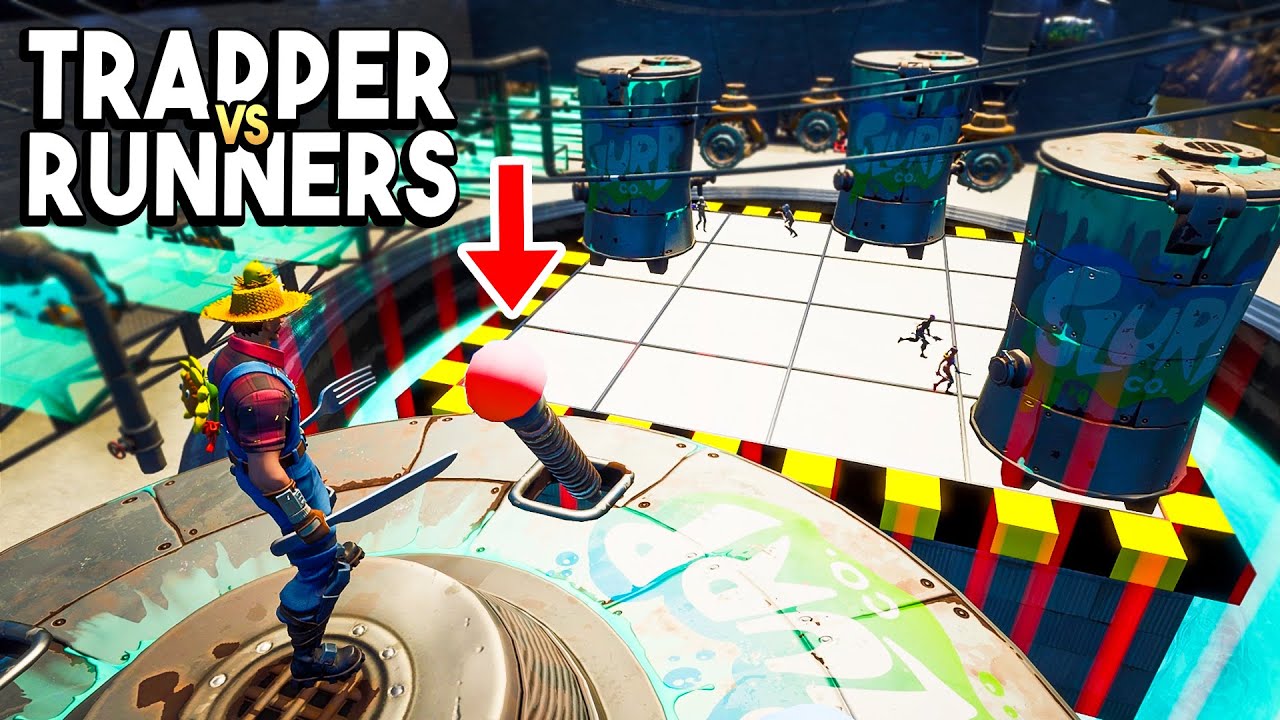 TRAPPER VS RUNNERS IN FORTNITE! - YouTube