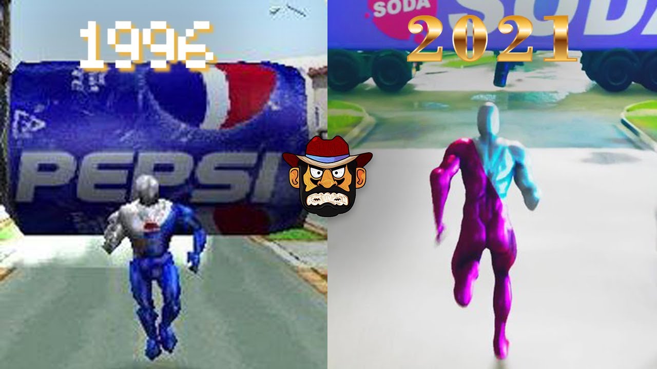 Pepsiman games evolution 1996-2021 - YouTube