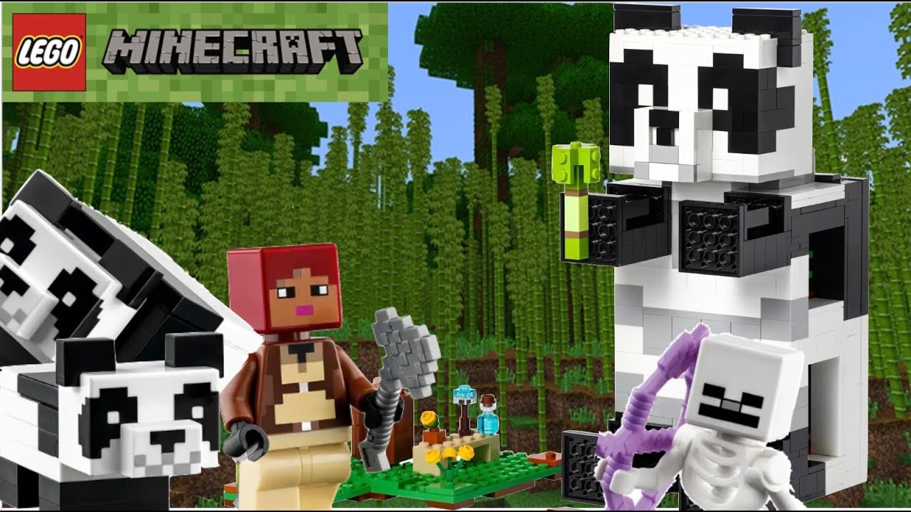 LEGO Minecraft 21245 The Panda Haven Review! - YouTube