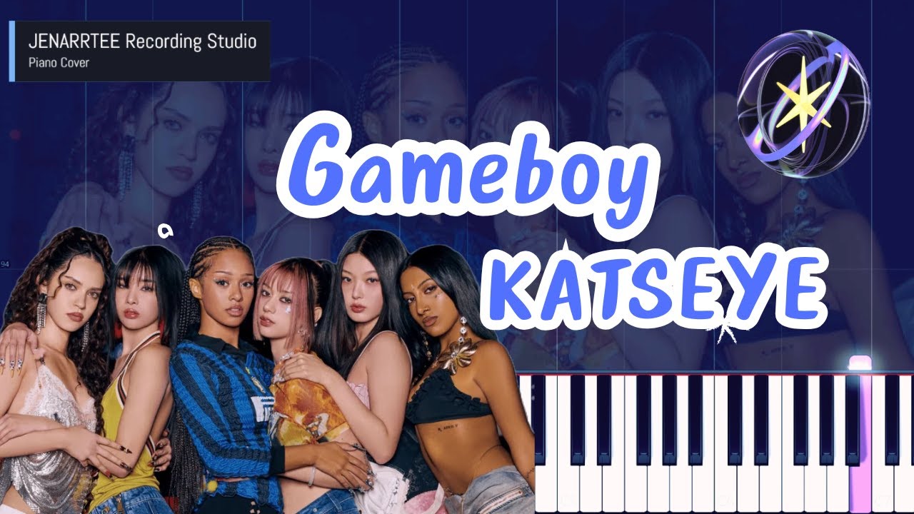 KATSEYE 'Gameboy' Piano Tutorial + Sheet Music - YouTube