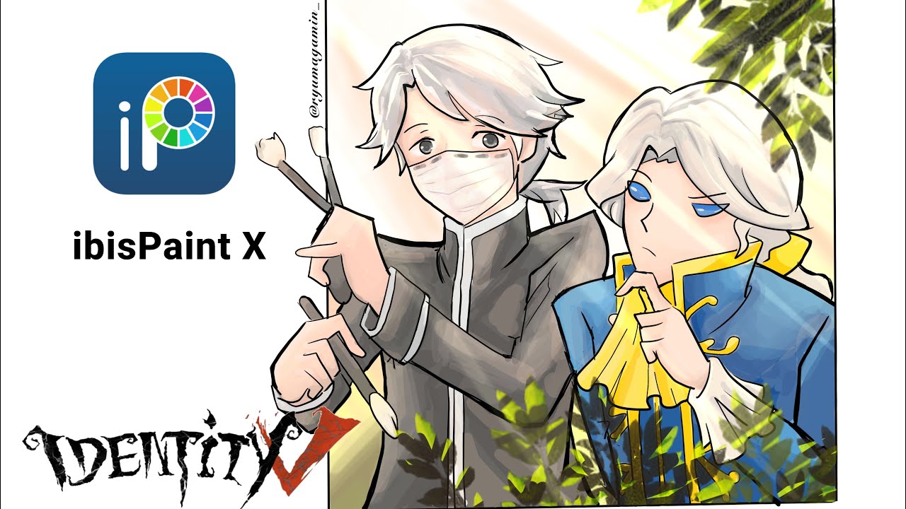 [speedpaint] ibisPaint X joseph and aesop identity v - YouTube