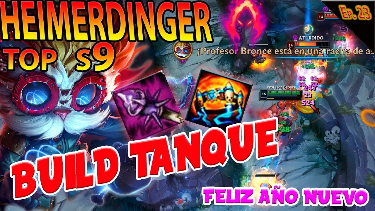 | HEIMERDINGER TOP S9 | BUILD TANQUE CONTRA YORICK | GAMEPLAY ESPAÑOL ...