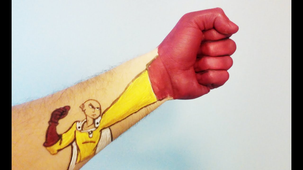 Cómo dibujar a One Punch Man (Saitama) | Hand-art | How to draw One ...