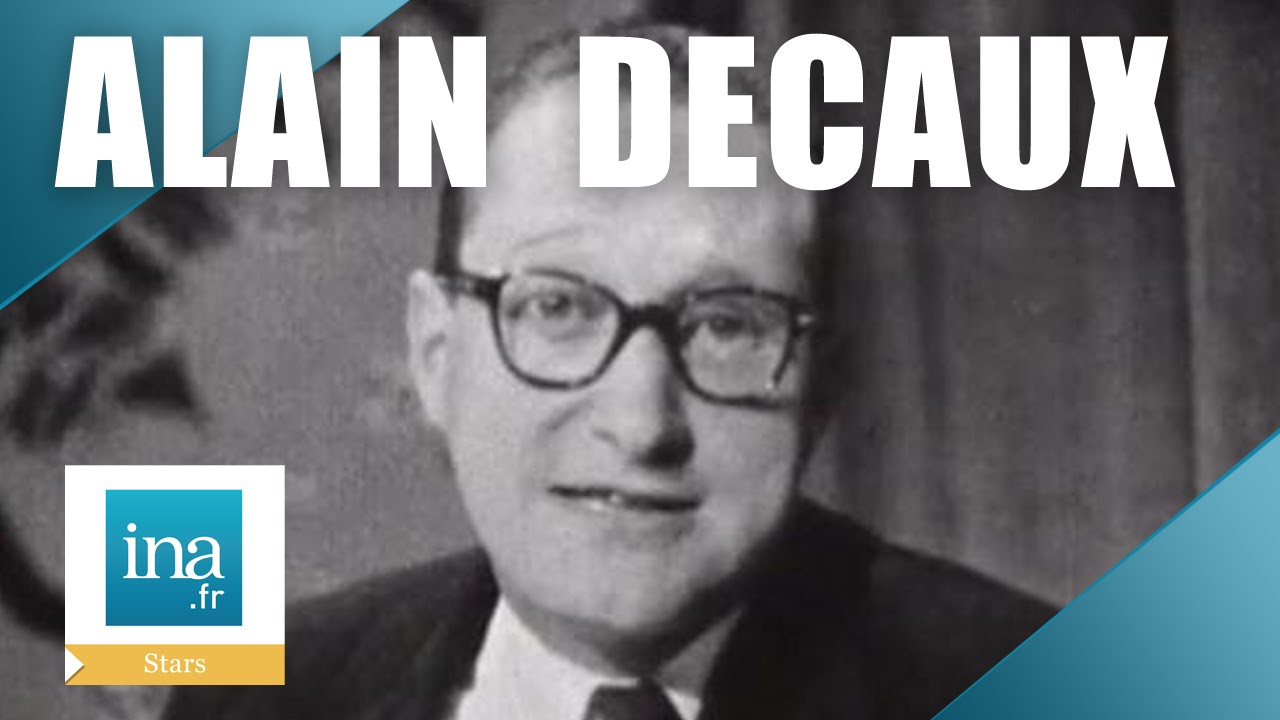 La 1ère télé d'Alain Decaux | Archive INA - YouTube
