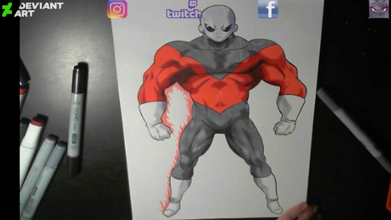 Drawing Jiren Dragon Ball Super - YouTube