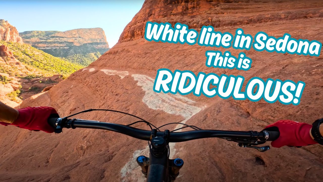 White line trail, the scariest trail I've ever done, Sedona Arizona ...