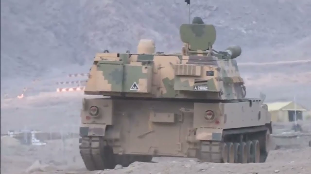 K9 Vajra 155 mm 52 cal howitzer Gun.#indianarmy #Army #China border ...