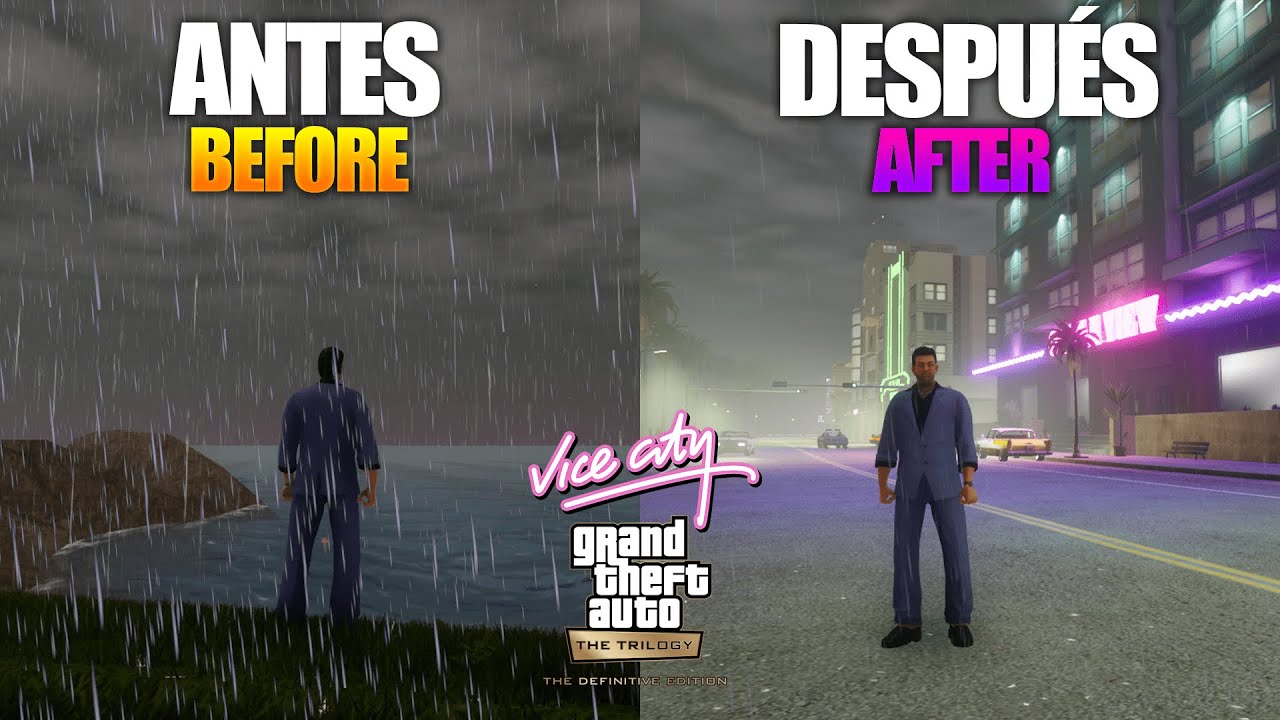 Solución Efecto Lluvia (Rain FIX) GTA Vice City Definitive Edition ...